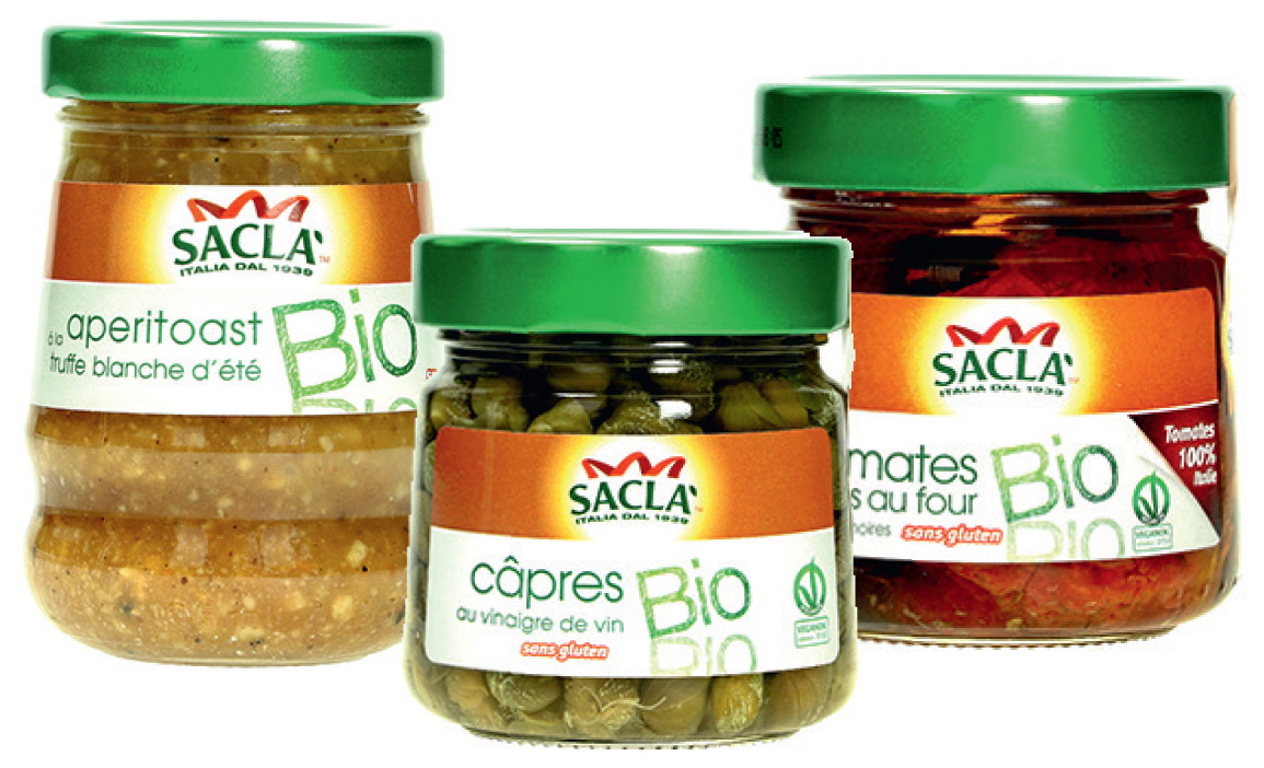 Sacla : Innovation recette bio - Points de Vente