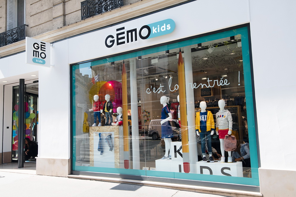 Gémo : Un nouveau format pour les enfants - Points de Vente